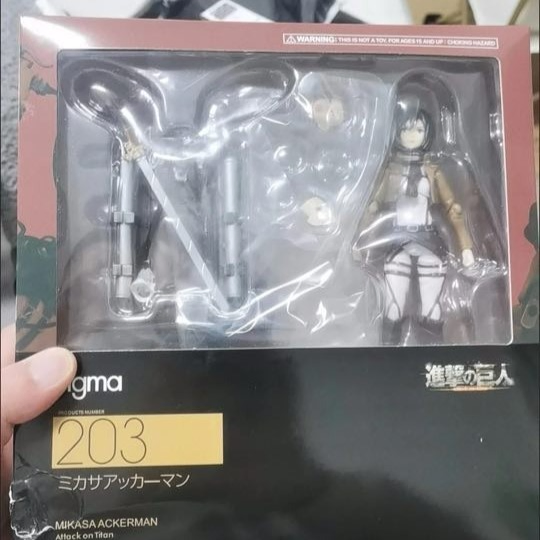 Attack on Titan : Mikasa Ackerman Figma Action Figure - Enigma Emporium